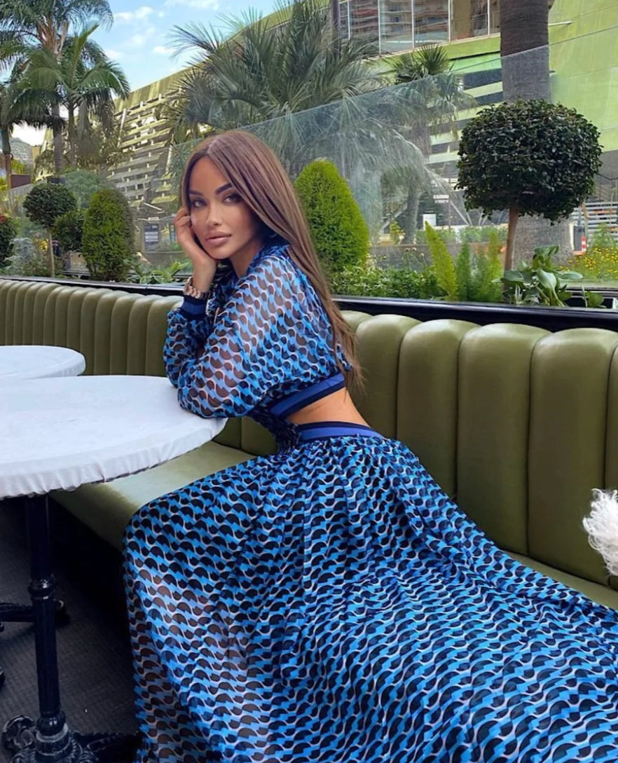 Blue Dream Maxi Dress - Blue – Pryceless Creations Clothing